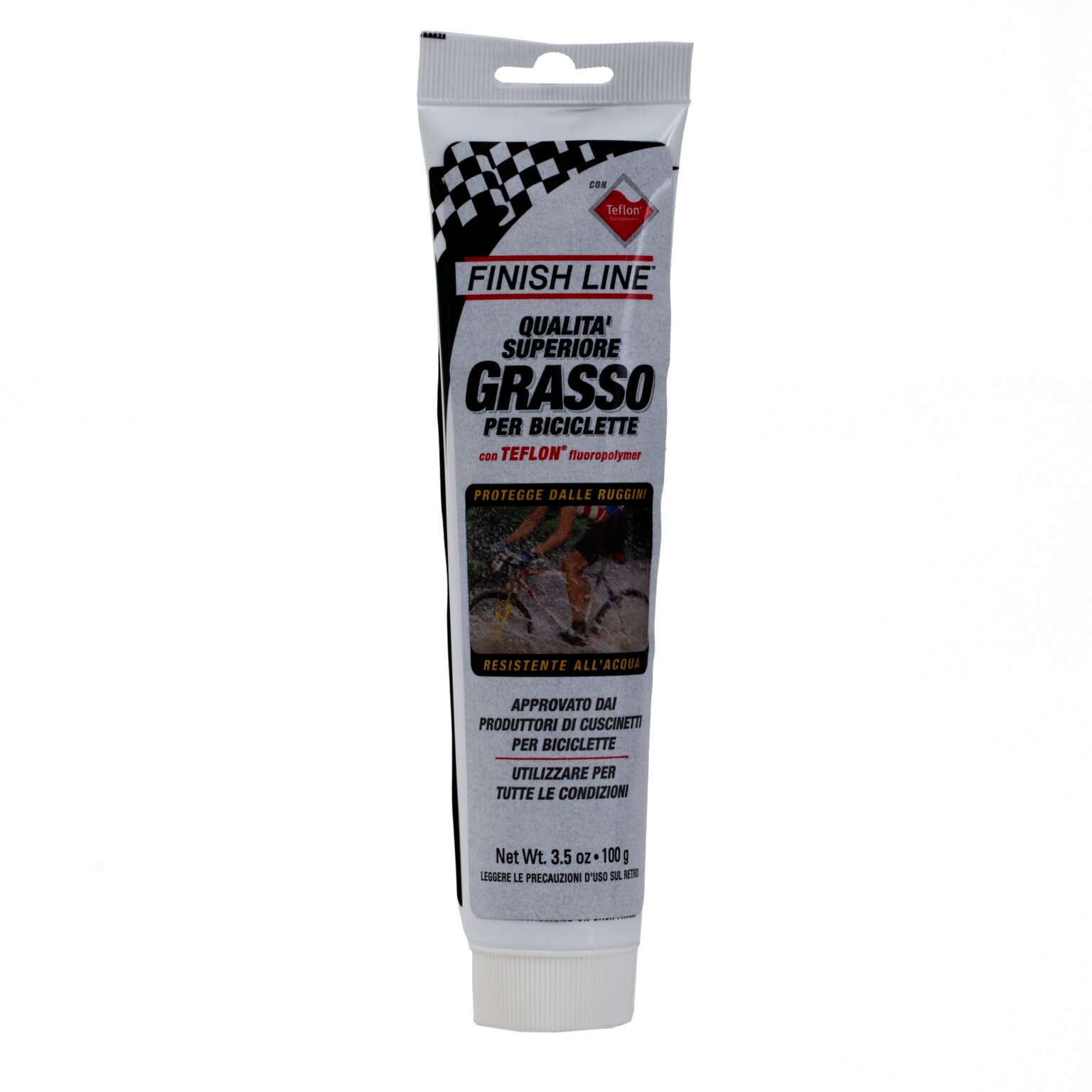 Grasa Premium Teflon Finish Line Tubo 100 g Blanca - BIKEPERUSHOP ...