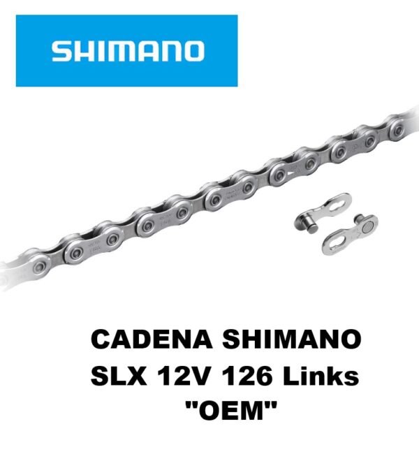 Cadena Shimano SLX M7100 12v Japon 126 Link Original OEM "sin empaque ...